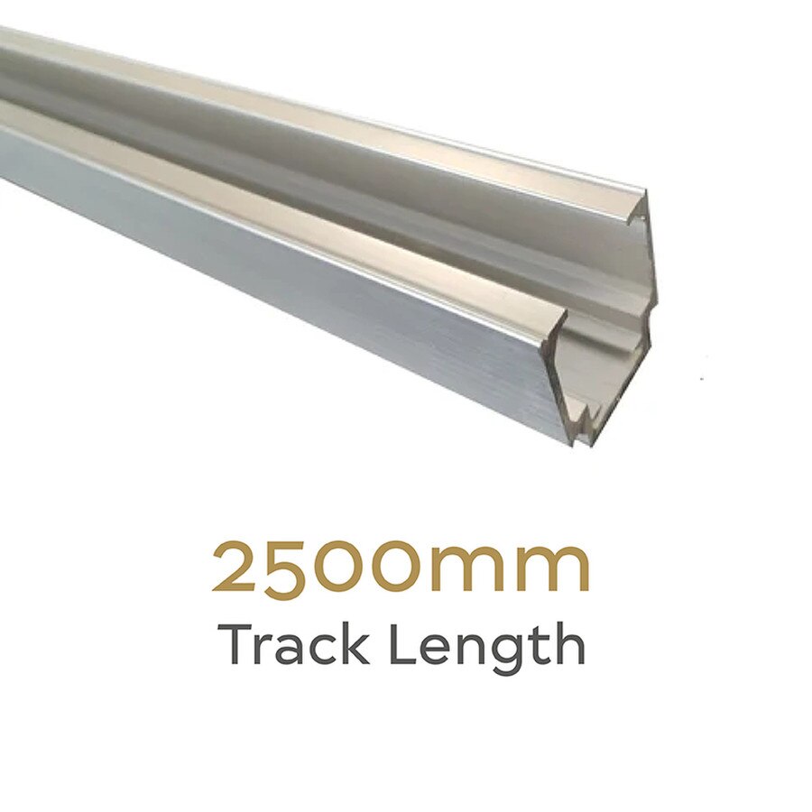 ROOMFLEX 40, 2500mm Anodised Aluminium Top Track