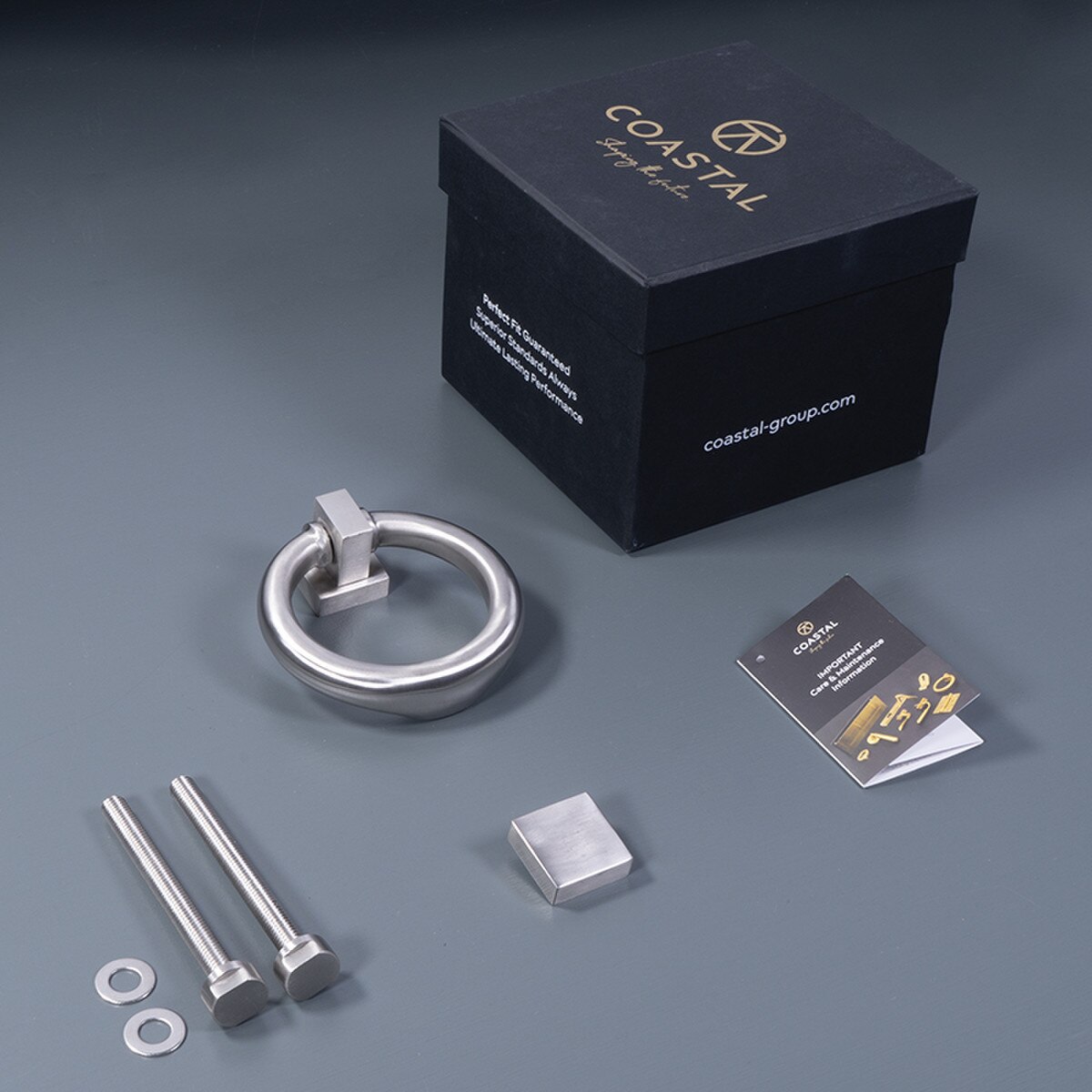 Stainless Steel Traditional Ring Door Knocker BLU™ | Coastal Group