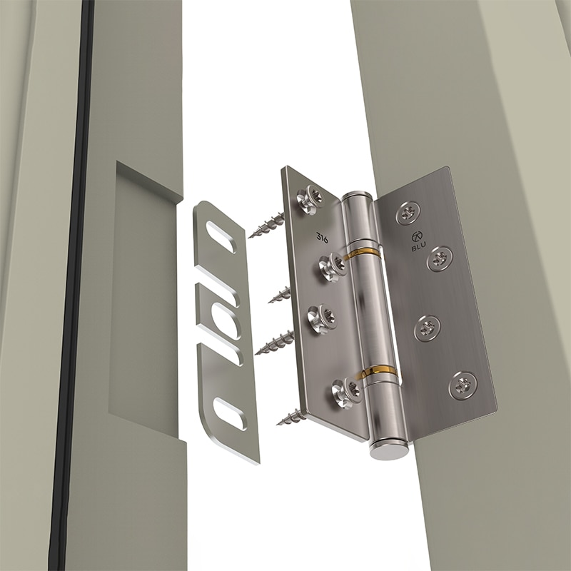 Stainless Steel Shimwell Hinge Packer - BLU™ HQ | Coastal Group