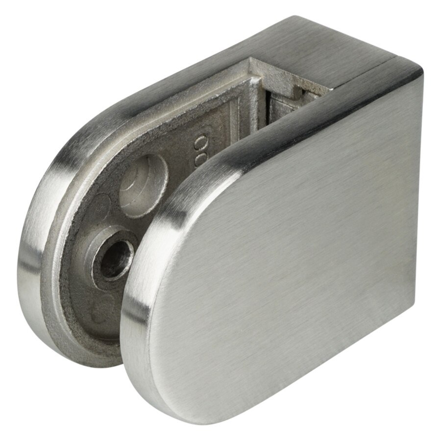 304 Grade Stainless Steel Flat Back Glass 'D' Clamps