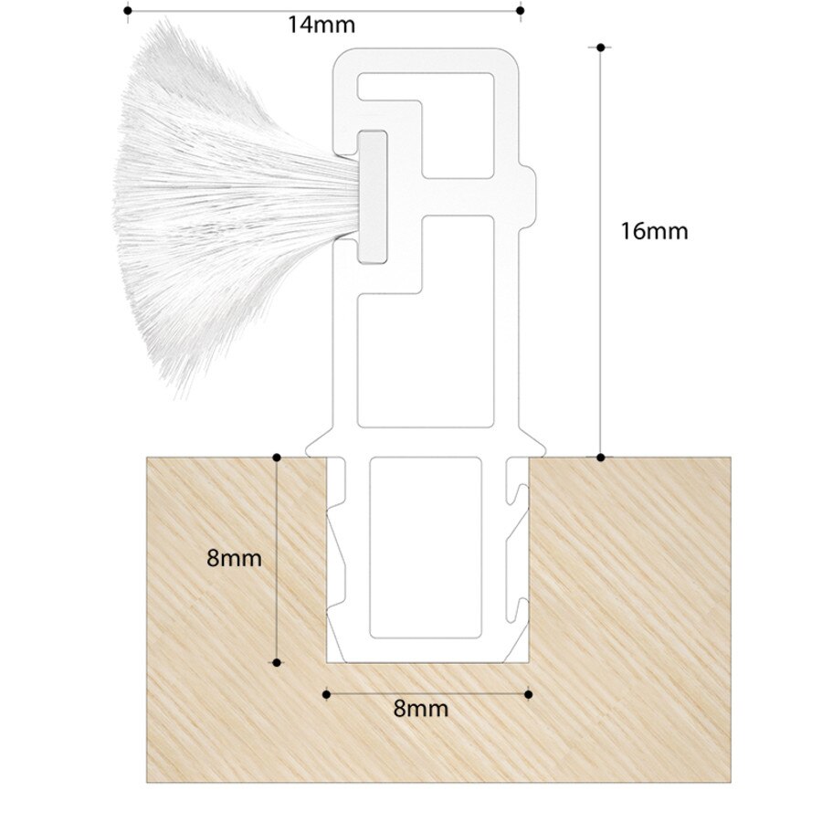 Parting Bead with Brush