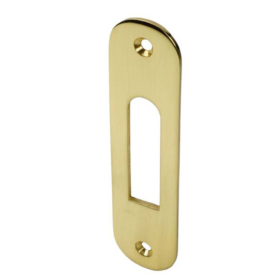 Glace Heavy Duty 2" Fully Radius End Pulley Cover Plate, Polished Brass ...