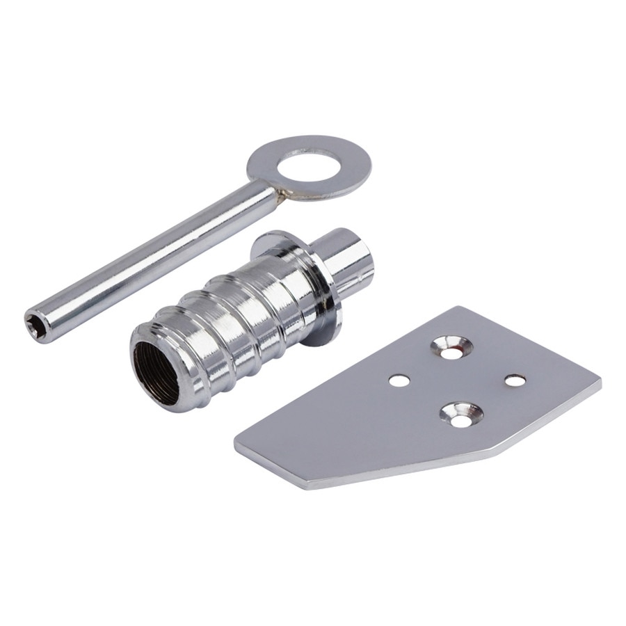 SWS30B Flush Integral Round Sash Stop - Polished Chrome Finish
