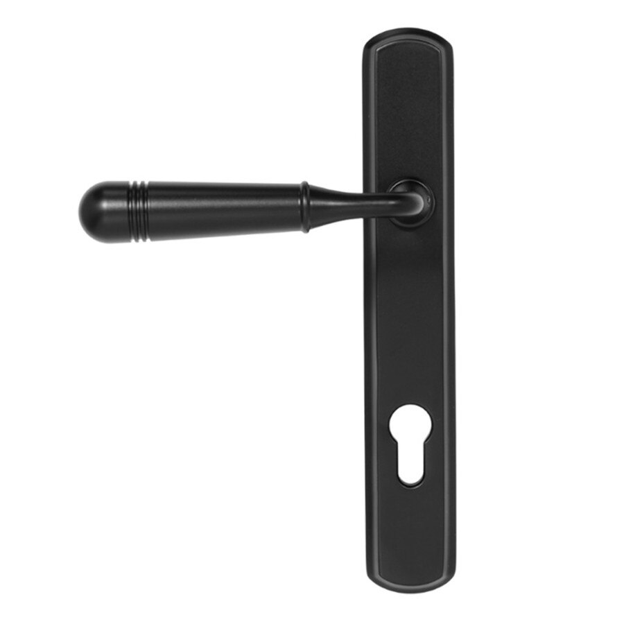 Opera Lever Handle on 092 Backplate, Matt Black Lacquer Finish ...