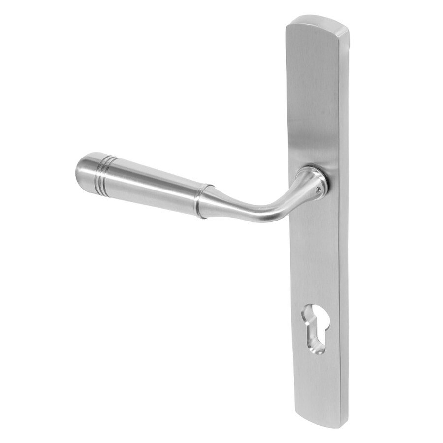 Opera Lever Handle on 095 Backplate, Satin Stainless Steel Finish ...