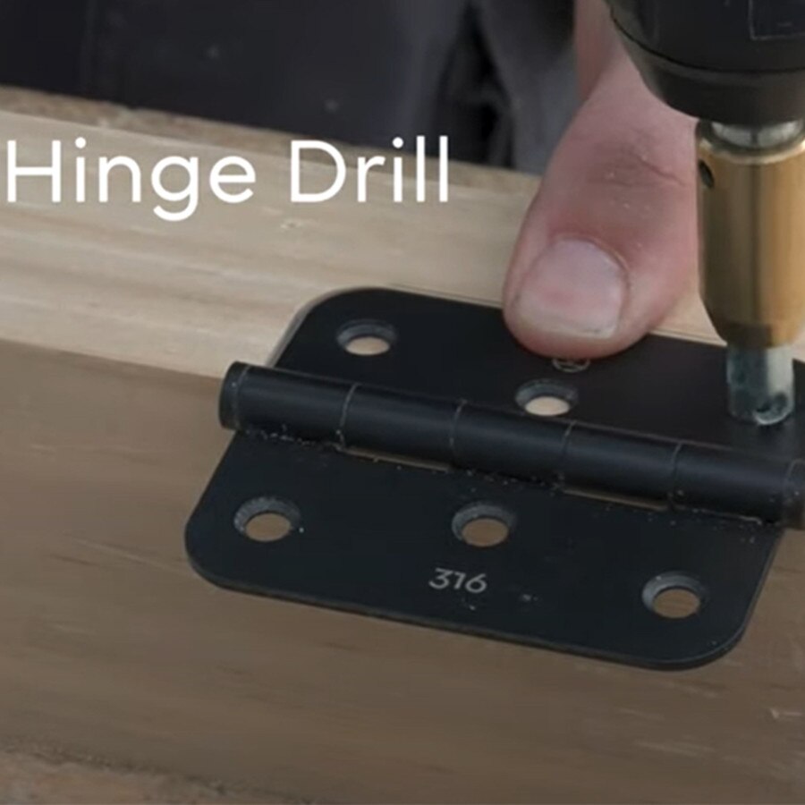 Self-Centring Hinge Drill Bit